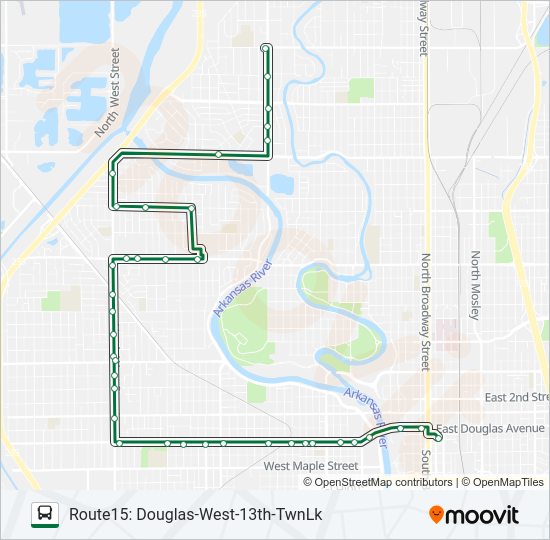 Ruta route15 douglas: horarios, paradas y mapas - Route 15 Inbound ...