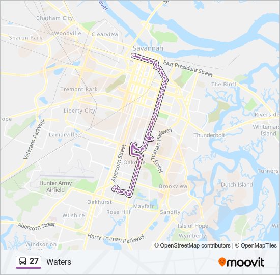 27 Route: Schedules, Stops & Maps - Waters (Updated)