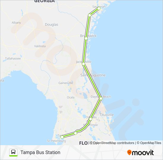 FLIXBUS 2432 Route: Schedules, Stops & Maps - Tampa Bus Station (Updated)