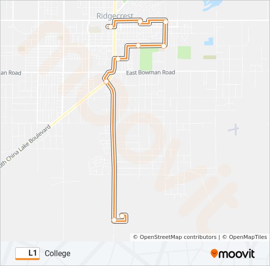 l1 Route: Schedules, Stops & Maps - College (Updated)