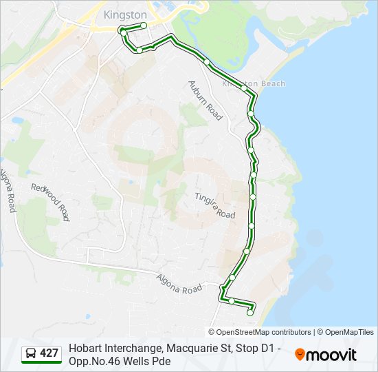 427 Route: Schedules, Stops & Maps - Kingston Central (Updated)