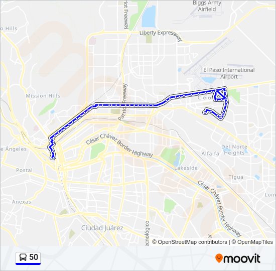 50 Route: Schedules, Stops & Maps - (Updated)