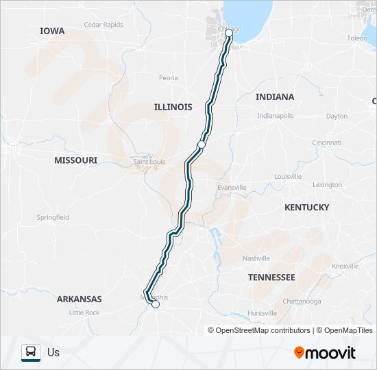 Ruta greyhound us0125: horarios, paradas y mapas - Chicago Bus Station ...