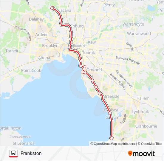 FRANKSTON MELBOURNE AIRPORT Route: Schedules, Stops & Maps - Frankston ...