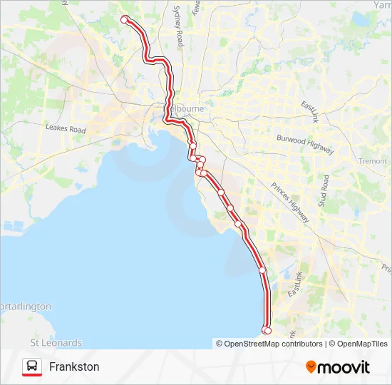 FRANKSTON MELBOURNE AIRPORT Route: Schedules, Stops & Maps - Frankston ...