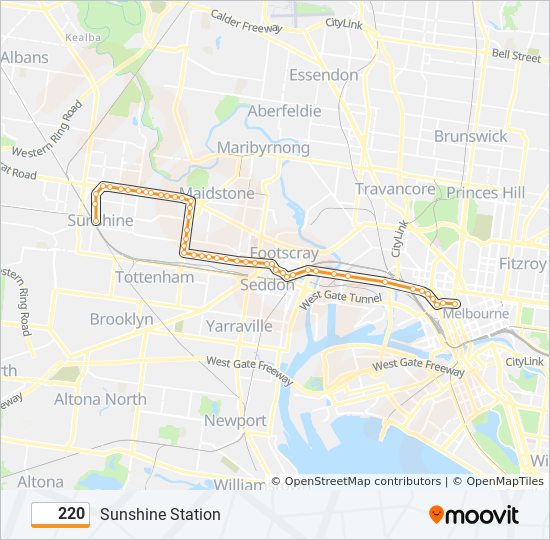 220 Route: Schedules, Stops & Maps - Gardenvale (Updated)