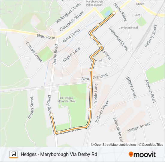 1 Route: Schedules, Stops & Maps - Maryborough (Updated)
