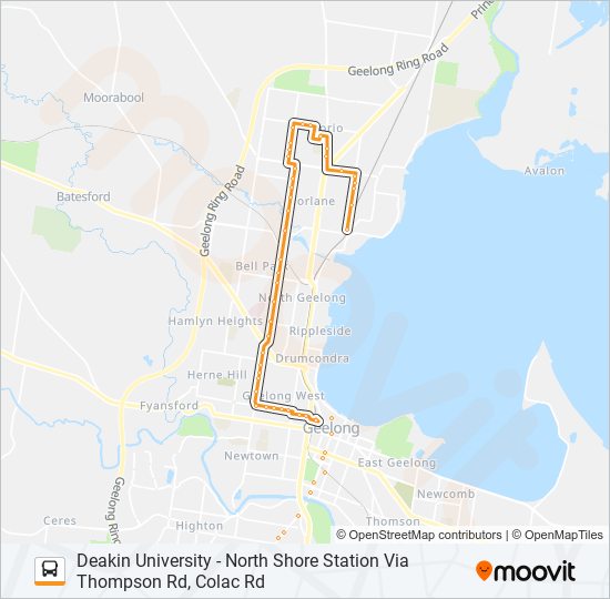 1 Route: Schedules, Stops & Maps - North Shore Station (Updated)