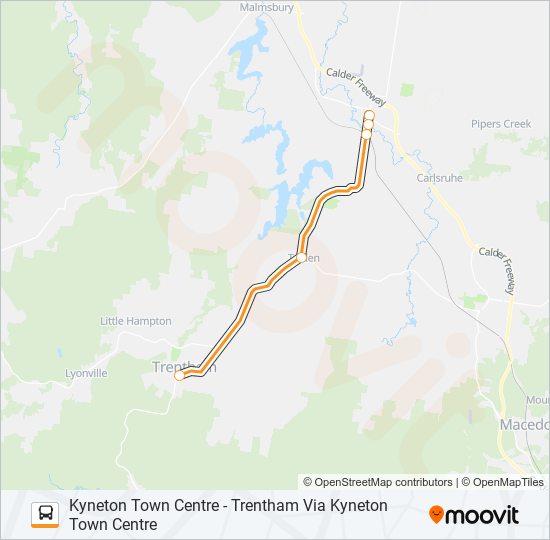 4 Route: Schedules, Stops & Maps - Trentham (Updated)
