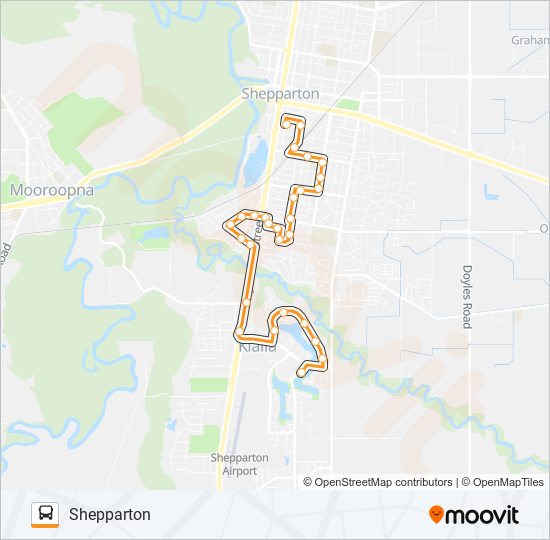 8 Route: Schedules, Stops & Maps - Shepparton (Updated)