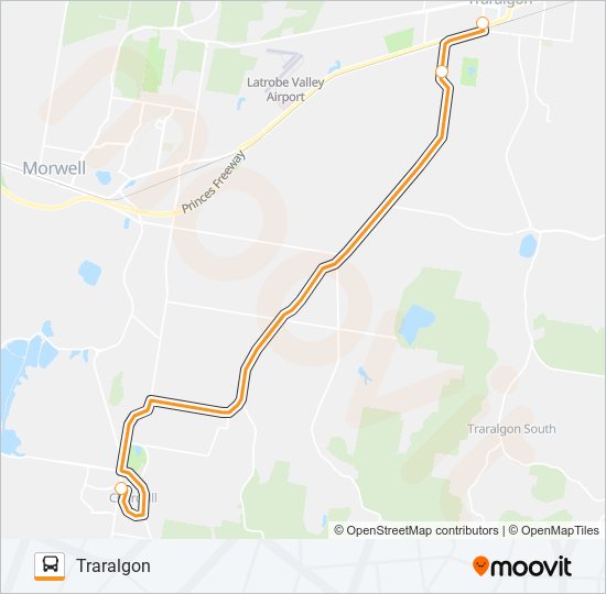 9 Route: Schedules, Stops & Maps - Traralgon (Updated)