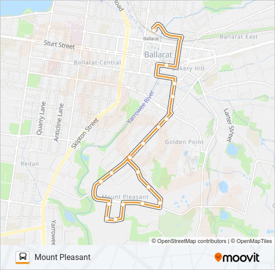 23 Route: Schedules, Stops & Maps - Mount Pleasant (Updated)