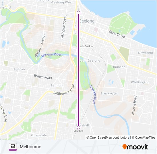 geelong melbourne via geelong Route: Schedules, Stops & Maps ...