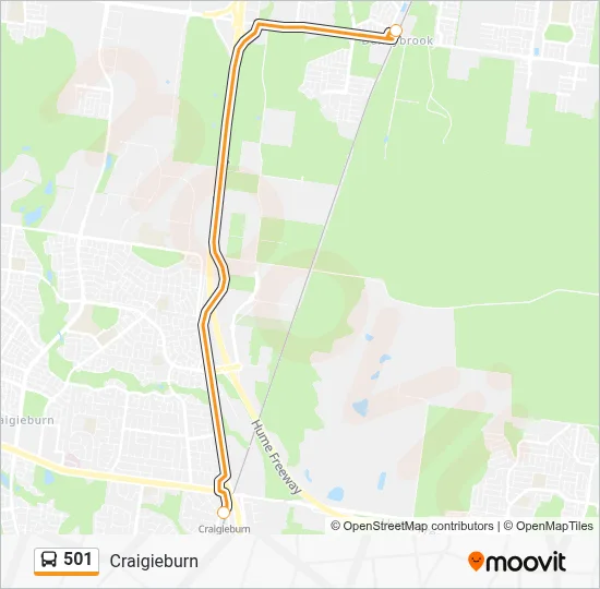 501 Route: Schedules, Stops & Maps - Craigieburn (Updated)