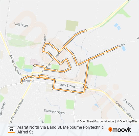 3 Route: Schedules, Stops & Maps - Ararat North (Updated)