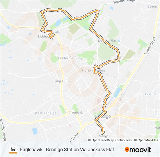 51 Route: Schedules, Stops & Maps - Eaglehawk (Updated)