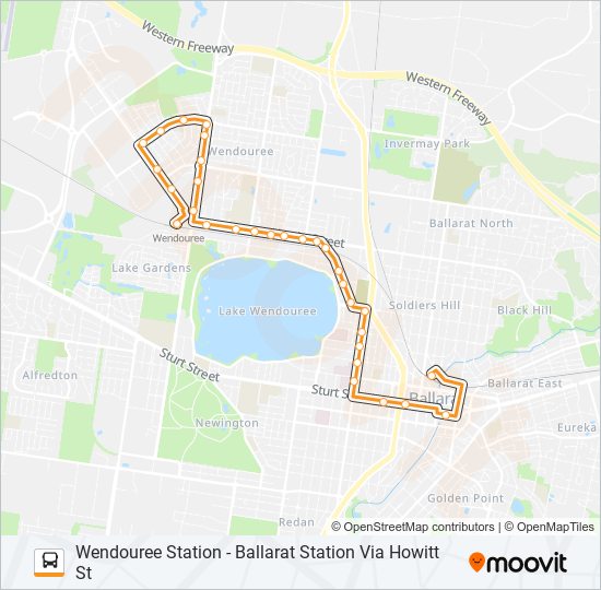 11 Route: Schedules, Stops & Maps - Wendouree Station (Updated)