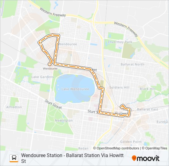 11 Route: Schedules, Stops & Maps - Ballarat Station (Updated)
