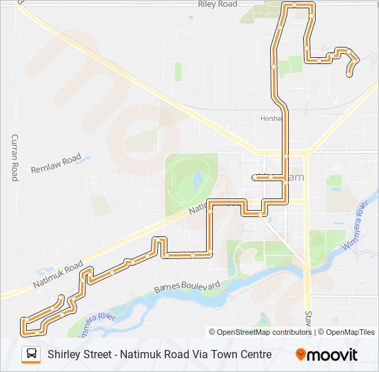 1 Route: Schedules, Stops & Maps - Natimuk Road (Updated)