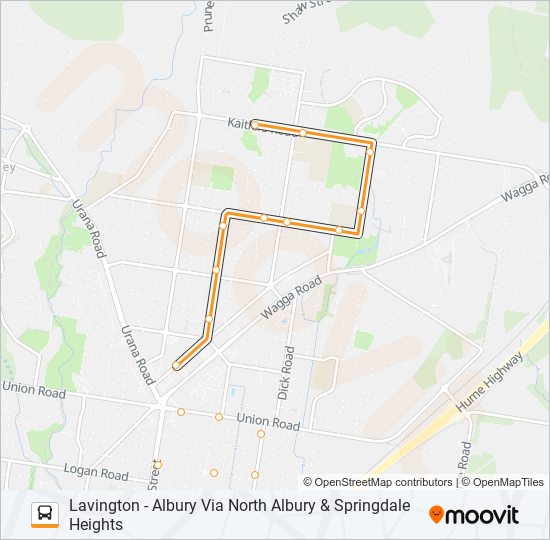 nsw906 Route: Schedules, Stops & Maps - Lavington (Updated)