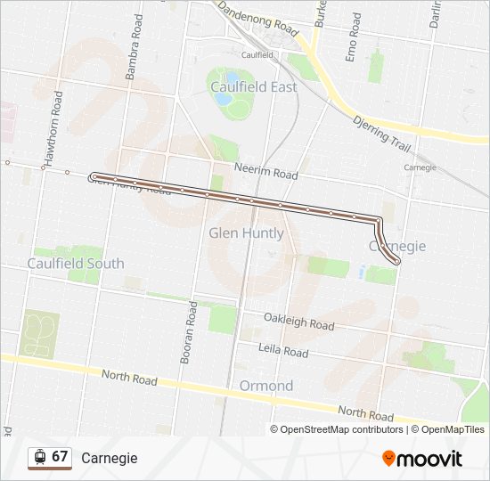 67 Route: Schedules, Stops & Maps - Carnegie (Updated)