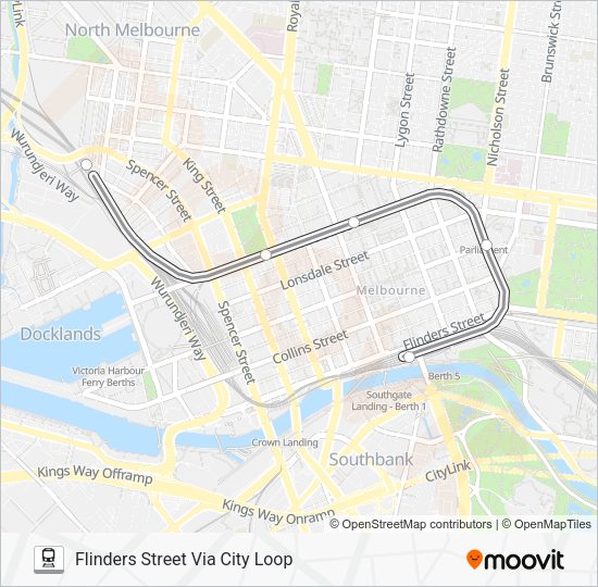Línea flemington racecourse: horarios, paradas y mapas - Flinders ...