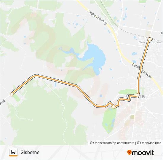 77 Route: Schedules, Stops & Maps - Gisborne (Updated)