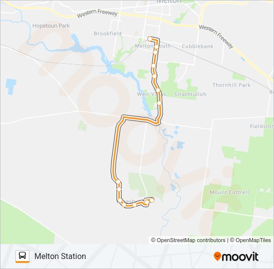 452 Route: Schedules, Stops & Maps - Melton Station (Updated)