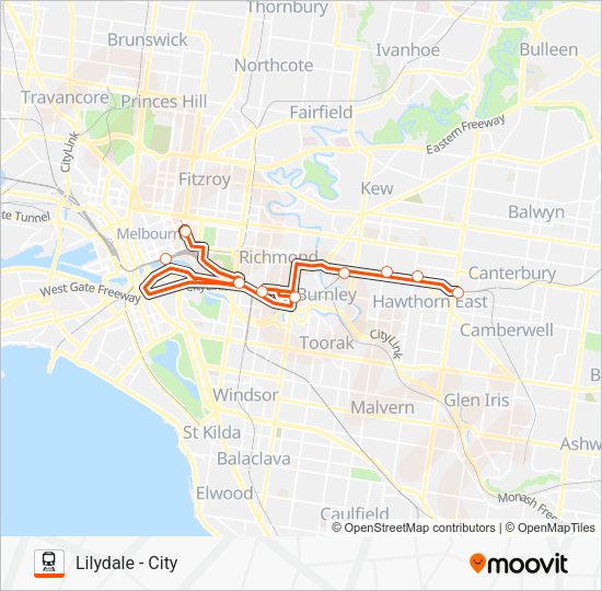 REPLACEMENT BUS Route: Schedules, Stops & Maps - Camberwell (Updated)