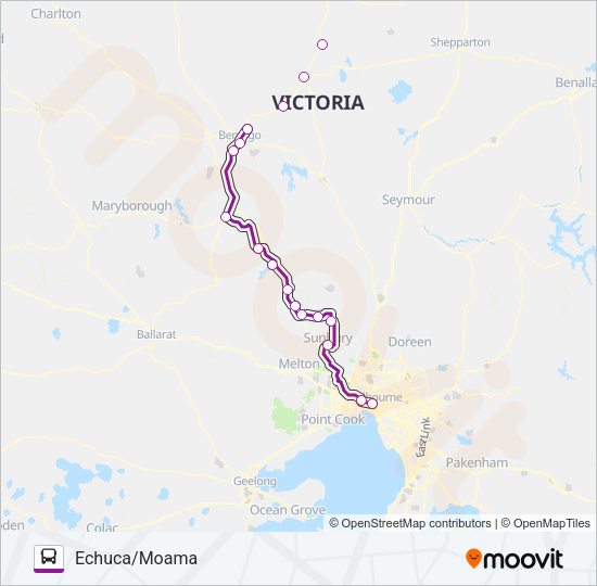 ECHUCA Route: Schedules, Stops & Maps - Echuca/Moama (Updated)