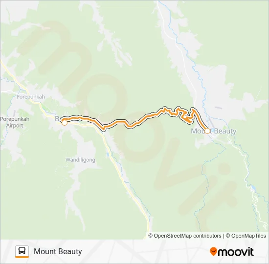 COACH Route: Schedules, Stops & Maps - Mount Beauty (Updated)