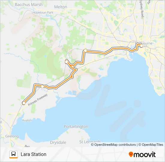 GEELONG Route: Schedules, Stops & Maps - Lara Station (Updated)