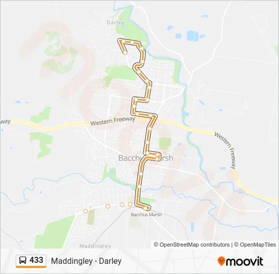 433 Route: Schedules, Stops & Maps - Maddingley (Updated)