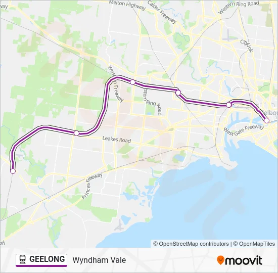 GEELONG Route: Schedules, Stops & Maps - Wyndham Vale (Updated)