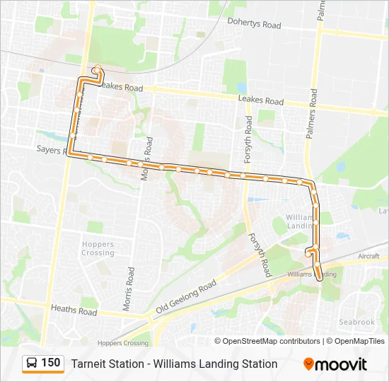 150 Route: Schedules, Stops & Maps - Tarneit Station (Updated)