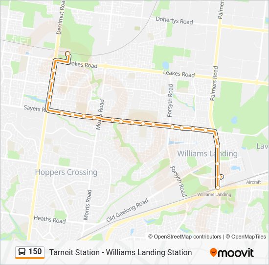 150 Route: Schedules, Stops & Maps - Williams Landing Station (Updated)