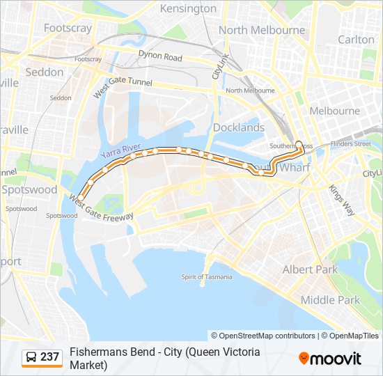 237 Route: Schedules, Stops & Maps - City (Queen Victoria Market) (Updated)