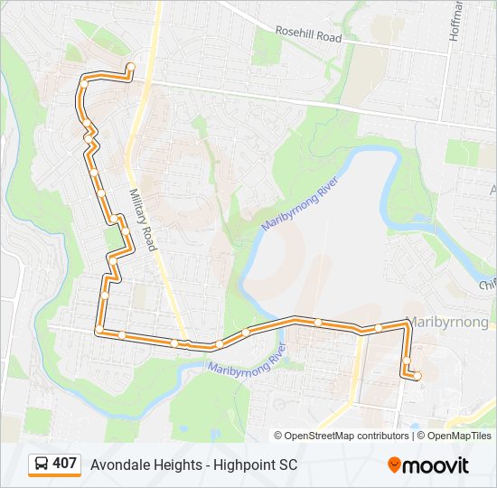 407 Route: Schedules, Stops & Maps - Highpoint Sc (Updated)