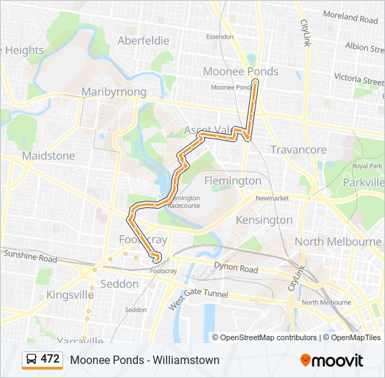 472 Route: Schedules, Stops & Maps - Williamstown (Updated)