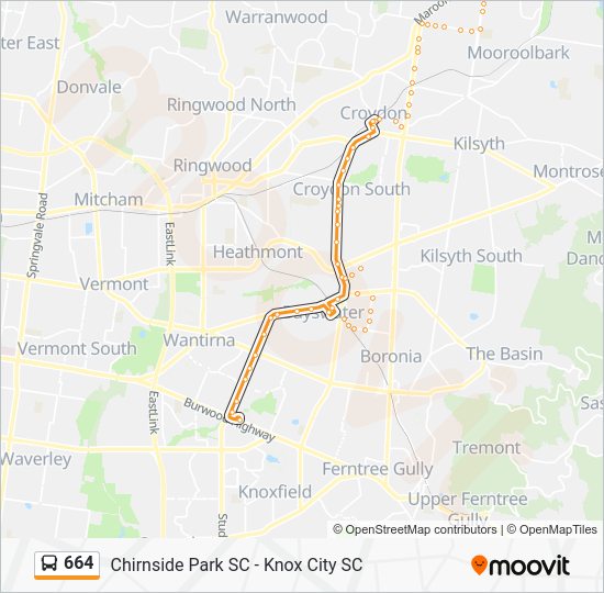 664 Route: Schedules, Stops & Maps - Knox City Sc (Updated)