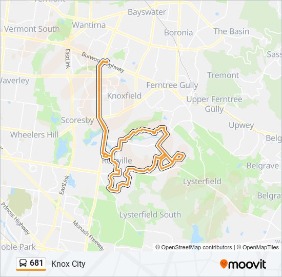 681 Route: Schedules, Stops & Maps - Knox City Sc (Updated)