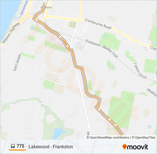 775 Route: Schedules, Stops & Maps - Lakewood (Updated)