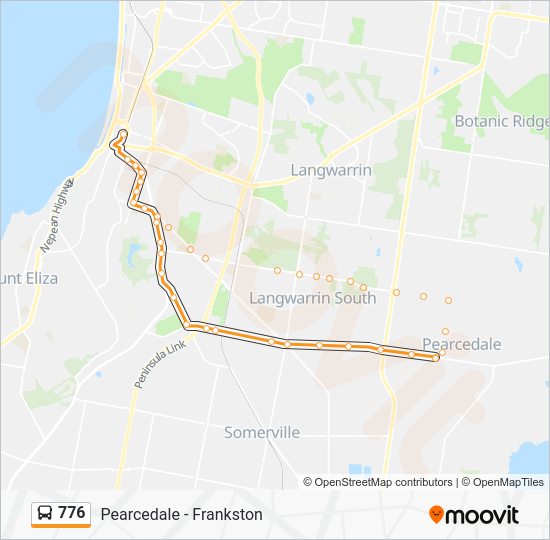 776 Route: Schedules, Stops & Maps - Frankston (Updated)