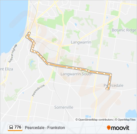 776 Route: Schedules, Stops & Maps - Pearcedale (Updated)