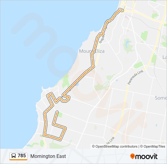 785 Route: Schedules, Stops & Maps - Mornington East (Updated)