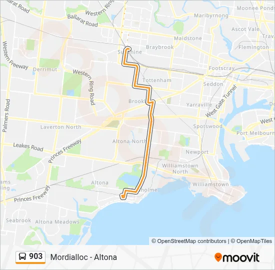 903 Route: Schedules, Stops & Maps - Altona Station (Updated)