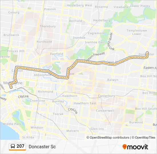 207 Route: Schedules, Stops & Maps - Doncaster Sc (Updated)