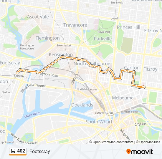 402 Route: Schedules, Stops & Maps - Footscray (Updated)