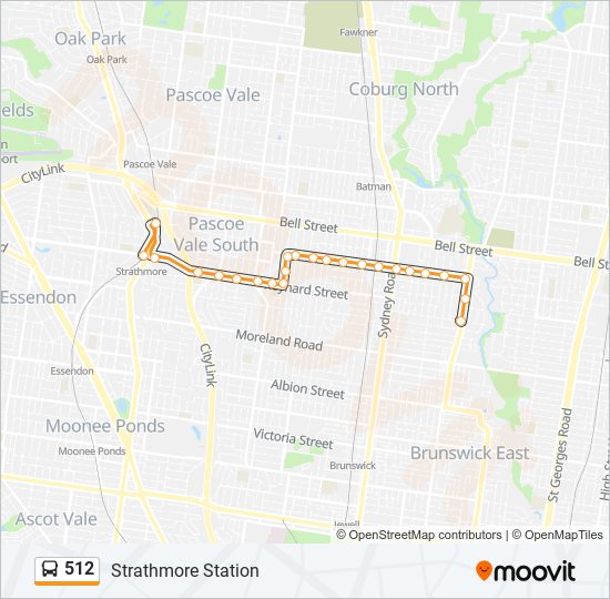 512 Route: Schedules, Stops & Maps - Strathmore Station (Updated)