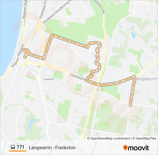 771 Route: Schedules, Stops & Maps - Frankston (Updated)